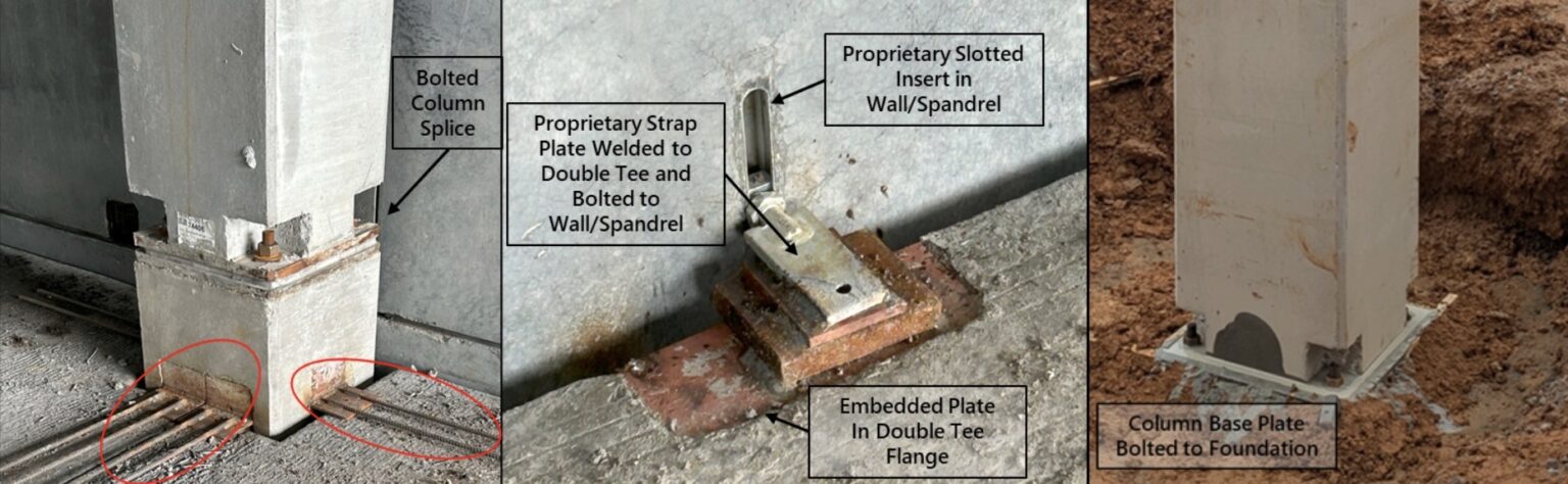 Connections Used in Precast Concrete Construction | Tindall Corporation